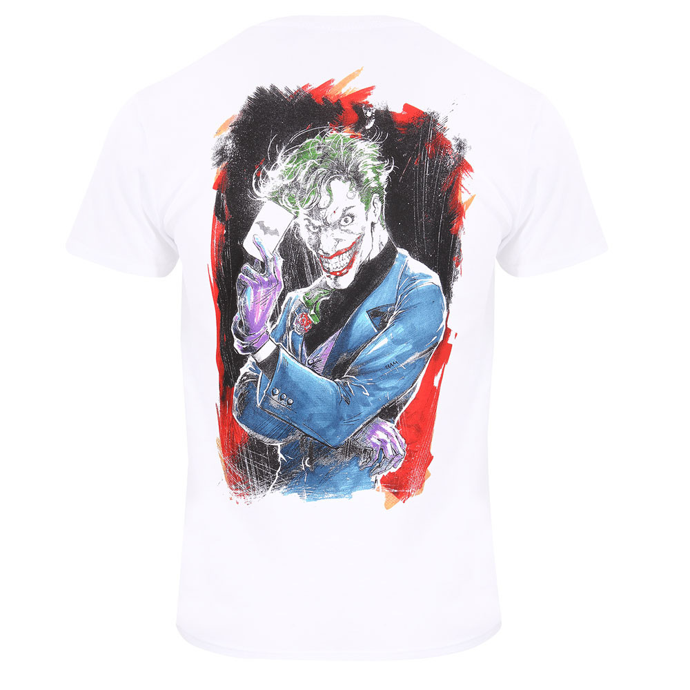 The Joker 'Batman Card' (White) T-Shirt | Eyesore Merch