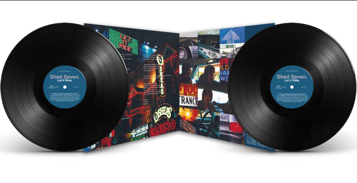 Shed Seven 'Let It Ride' 2LP Deluxe 180g Black Vinyl
