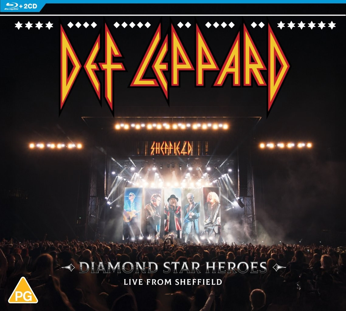 Def Leppard 'Diamond Star Heroes Live From Sheffield' Blu-ray & 2CD Set