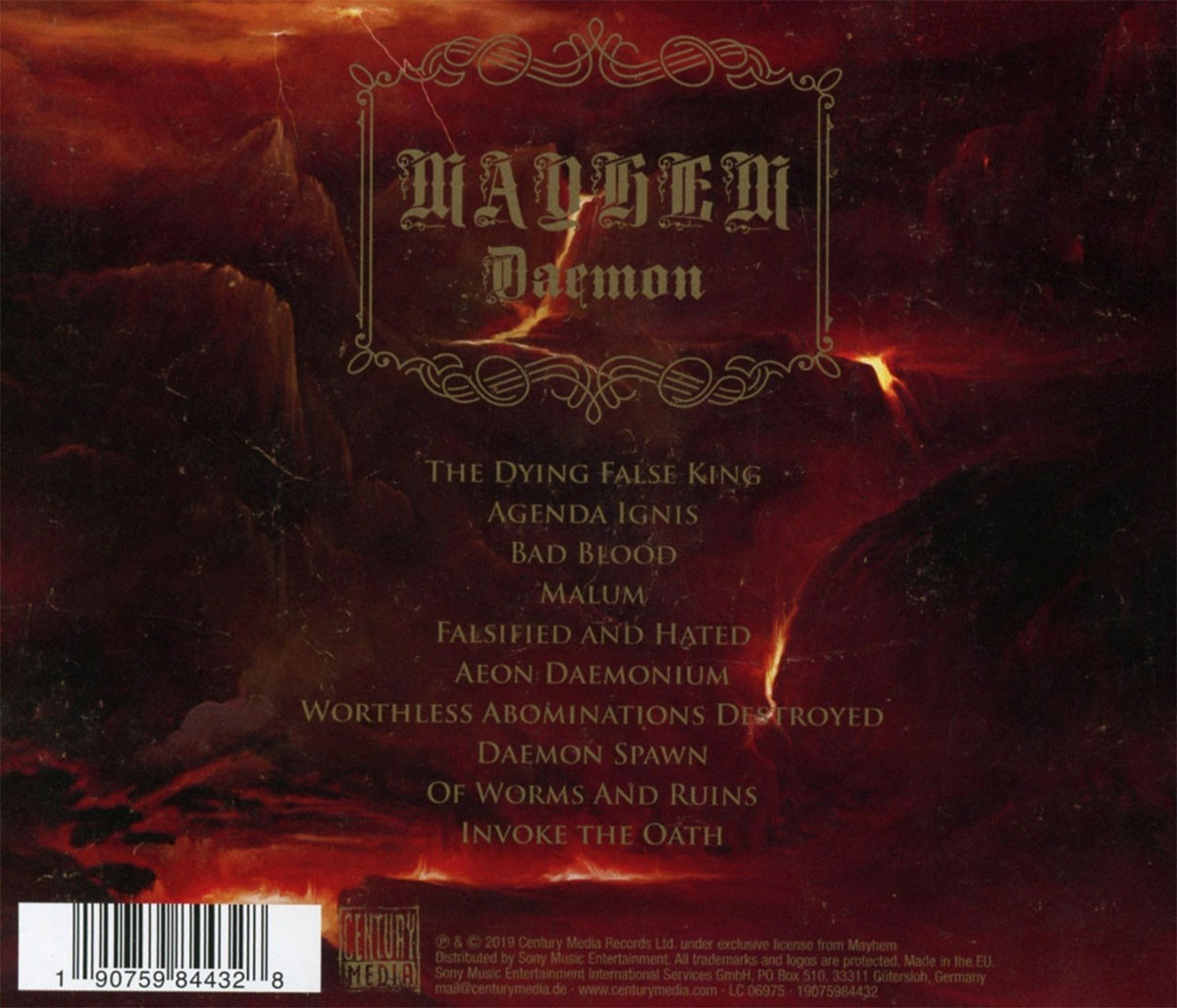 Mayhem 'Daemon' CD Jewel Case | Eyesore Merch