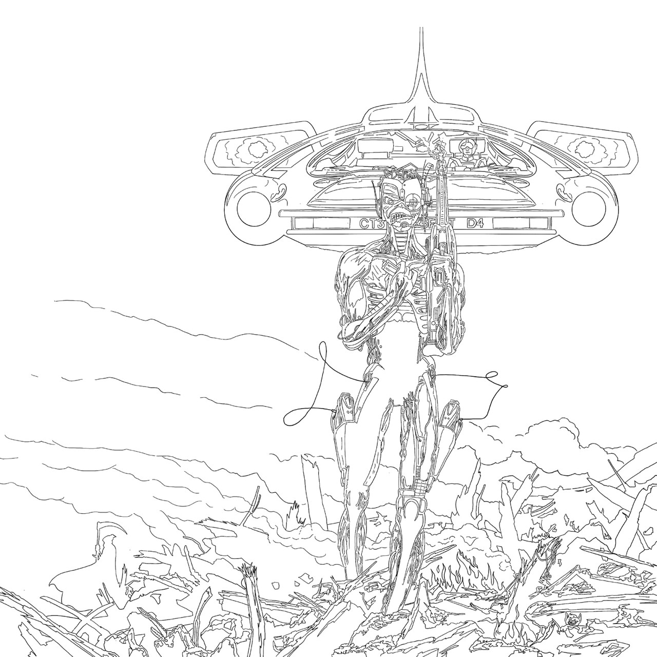 heavy metal coloring pages printable