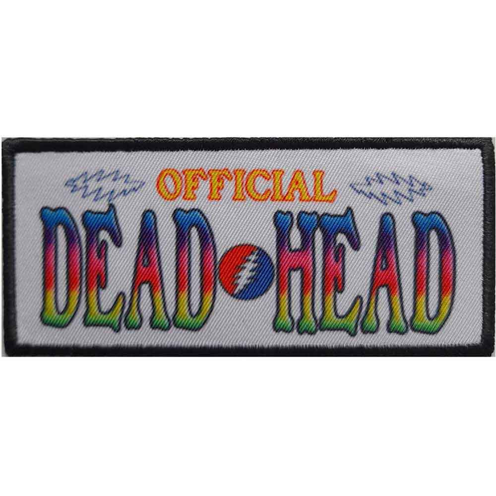 Grateful Dead 'Official Dead Head' Iron On Patch