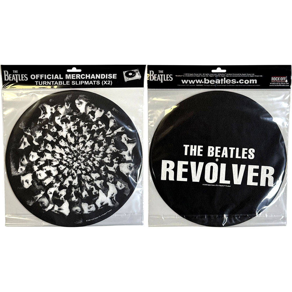 The Beatles 'Revolver & Faces' Turntable Slipmat Set