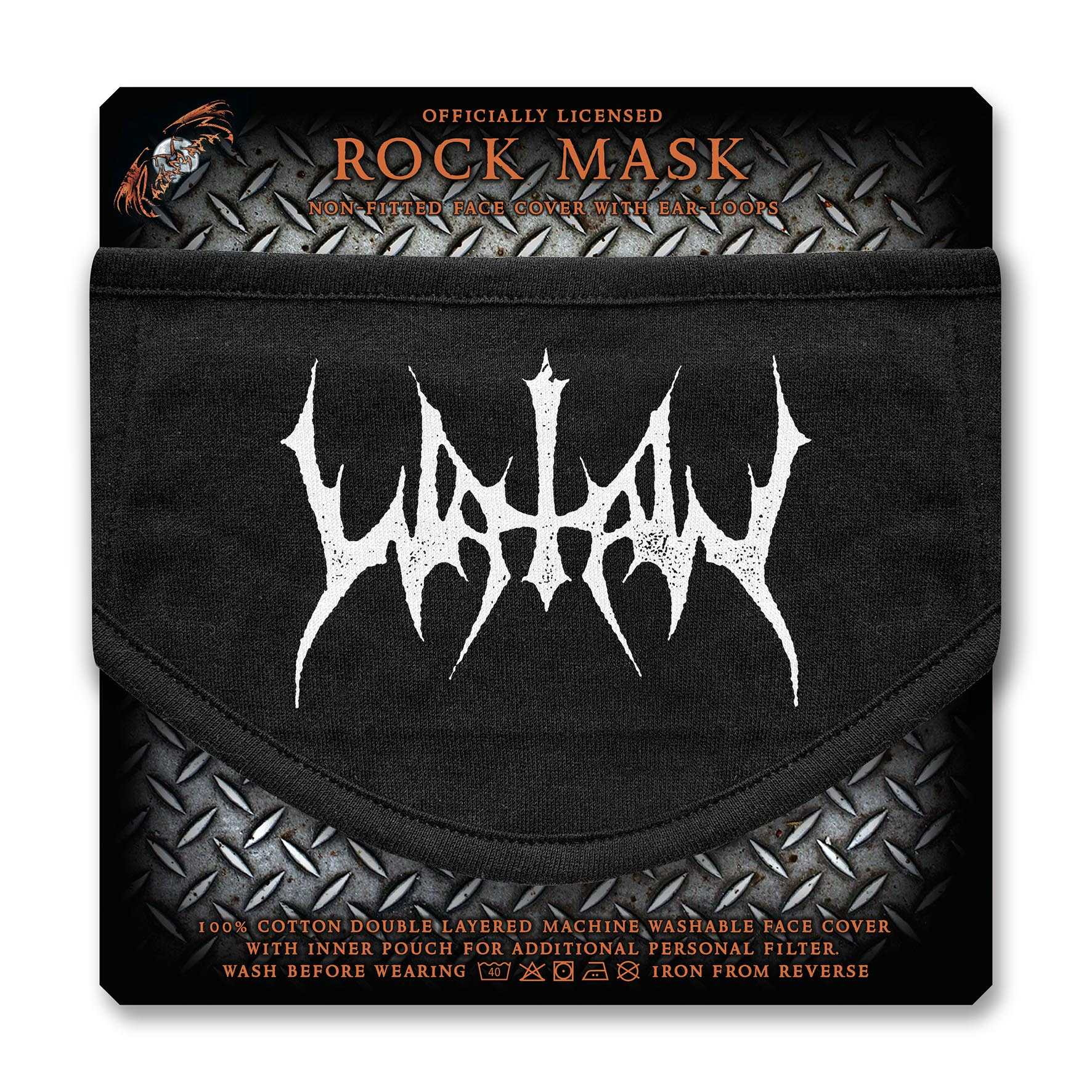 Watain 'Logo' (Black) Face Mask