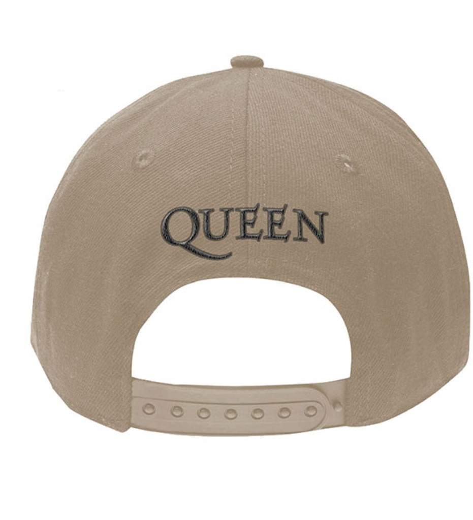 Queen 'Classic Crest' (Sand) Baseball Cap