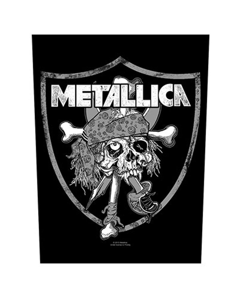 Metallica 'Raiders Skull' Back Patch | Eyesore Merch