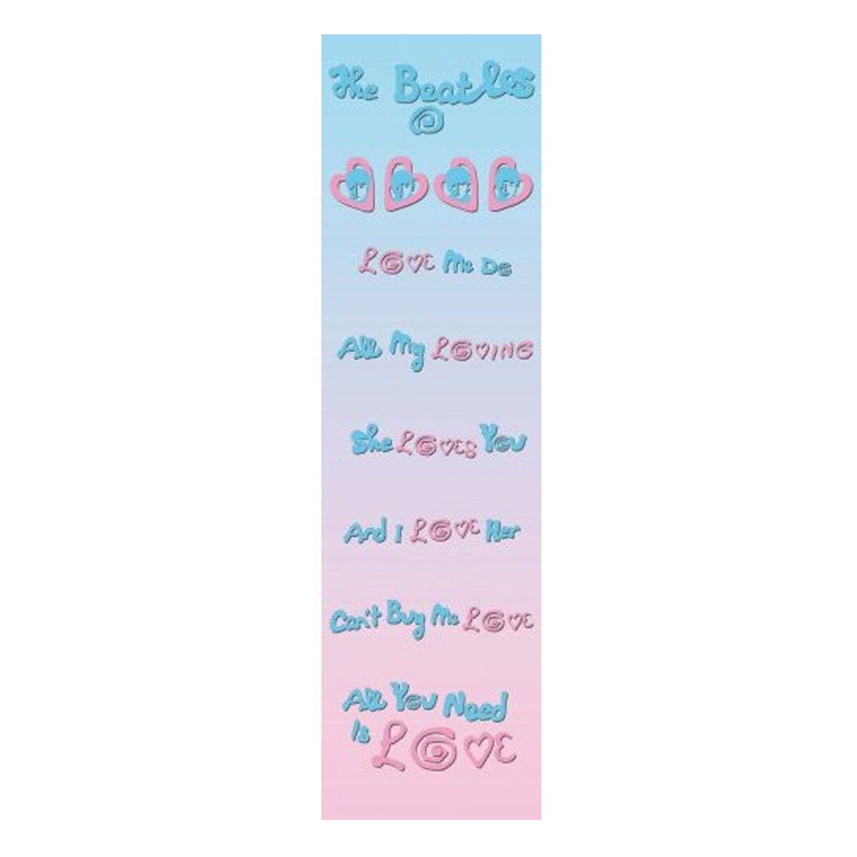 The Beatles 'Love' Bookmark Ã‚Â¦ Eyesore Merch