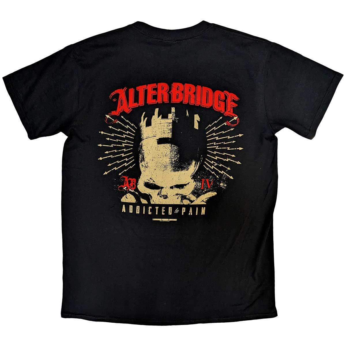 Alter Bridge 'Addicted To Pain' (Black) T-Shirt | Eyesore Merch