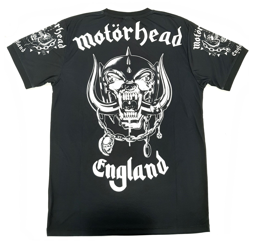 Motorhead 'Leather Vest' (Dye Sub) T-Shirt - Amplified Clothing