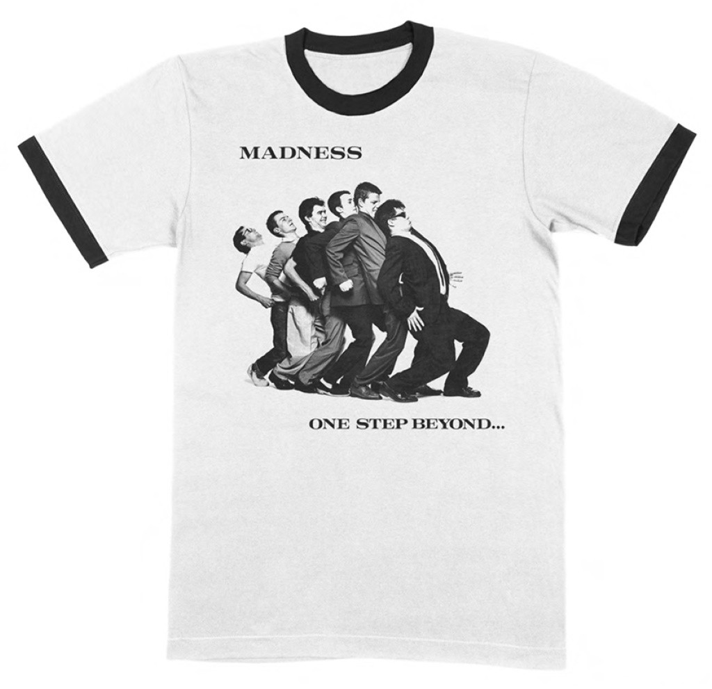 Madness 'Newspaper Cuttings' (White) T-Shirt