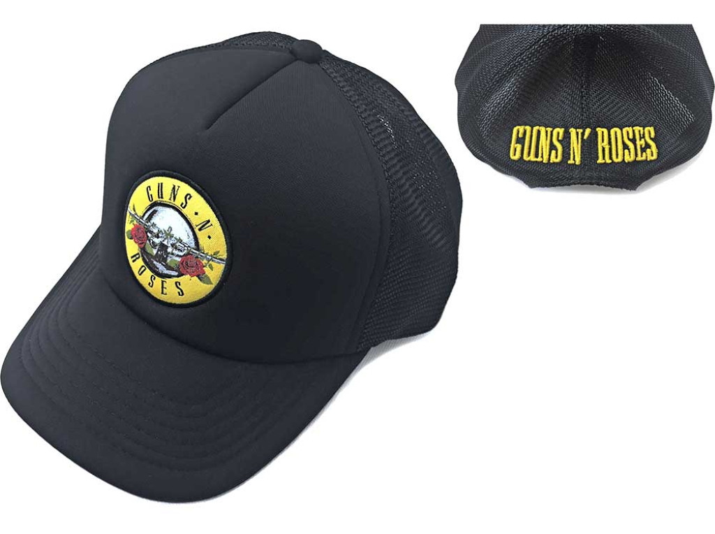 Guns N' Roses 'Circle Logo' (Black) Snapback Cap