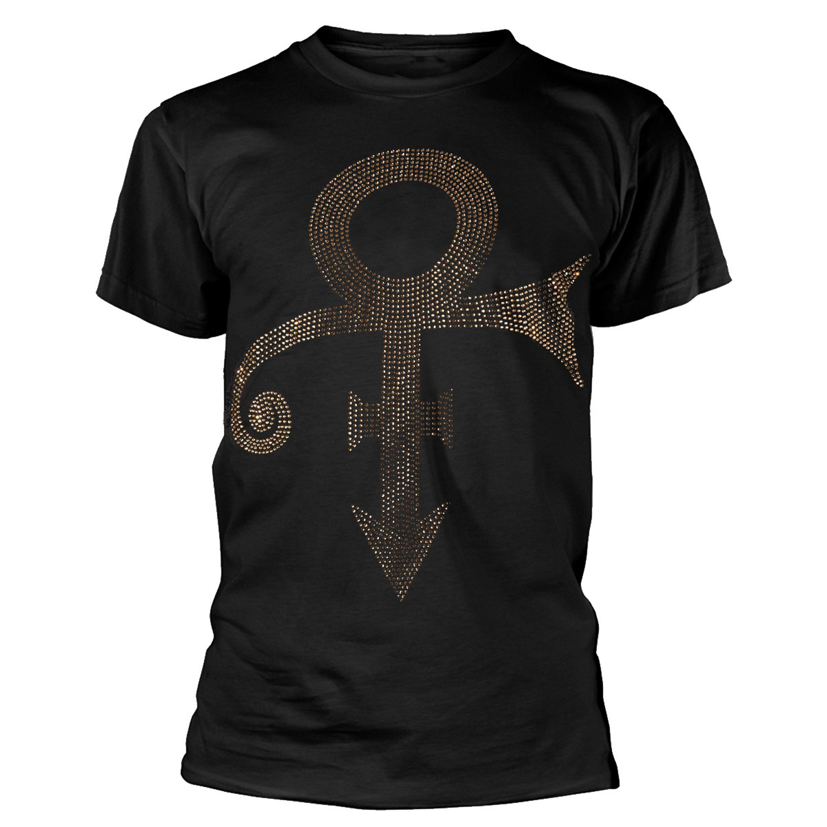 Prince 'Gold Symbol Diamante' (Black) T-Shirt | Eyesore Merch