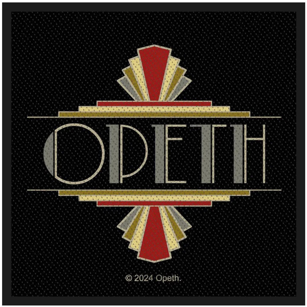 Opeth 'Art Deco Logo' Patch | Eyesore Merch