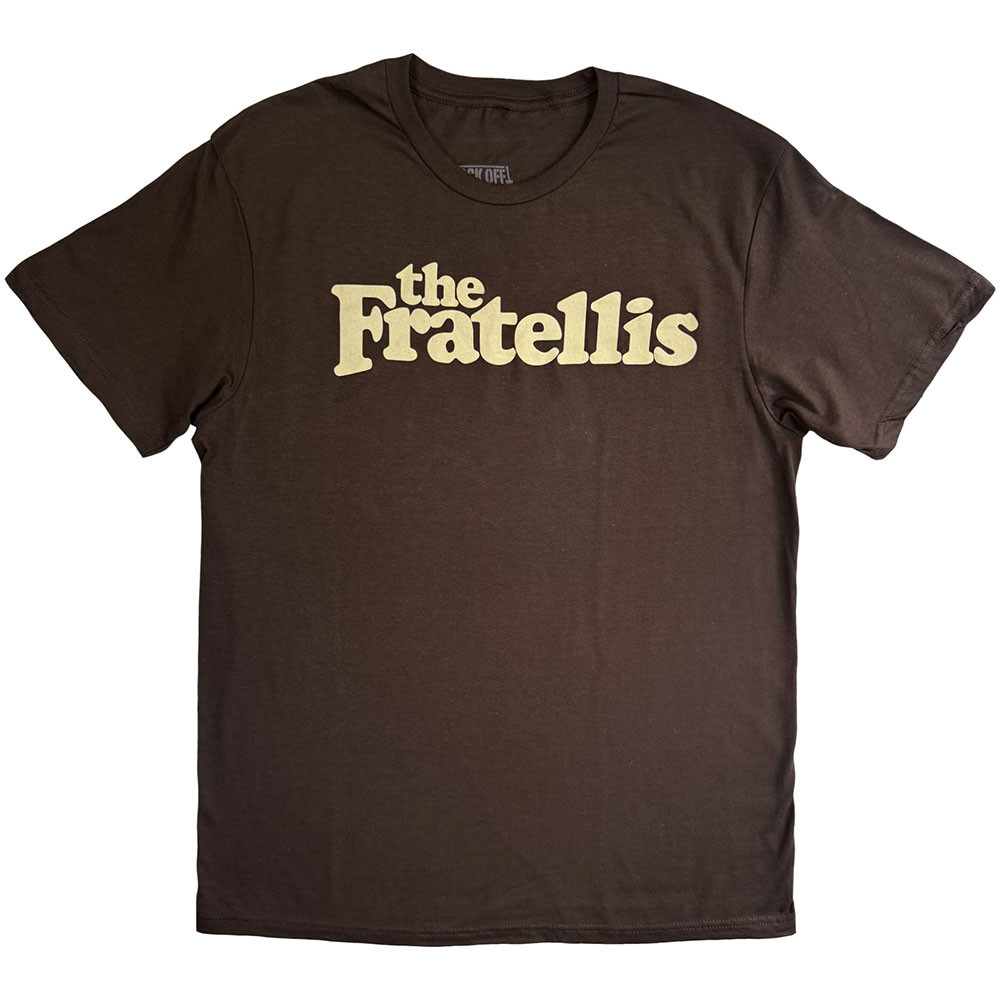 The Fratellis 'Classic Logo' (Brown) T-Shirt | Eyesore Merch