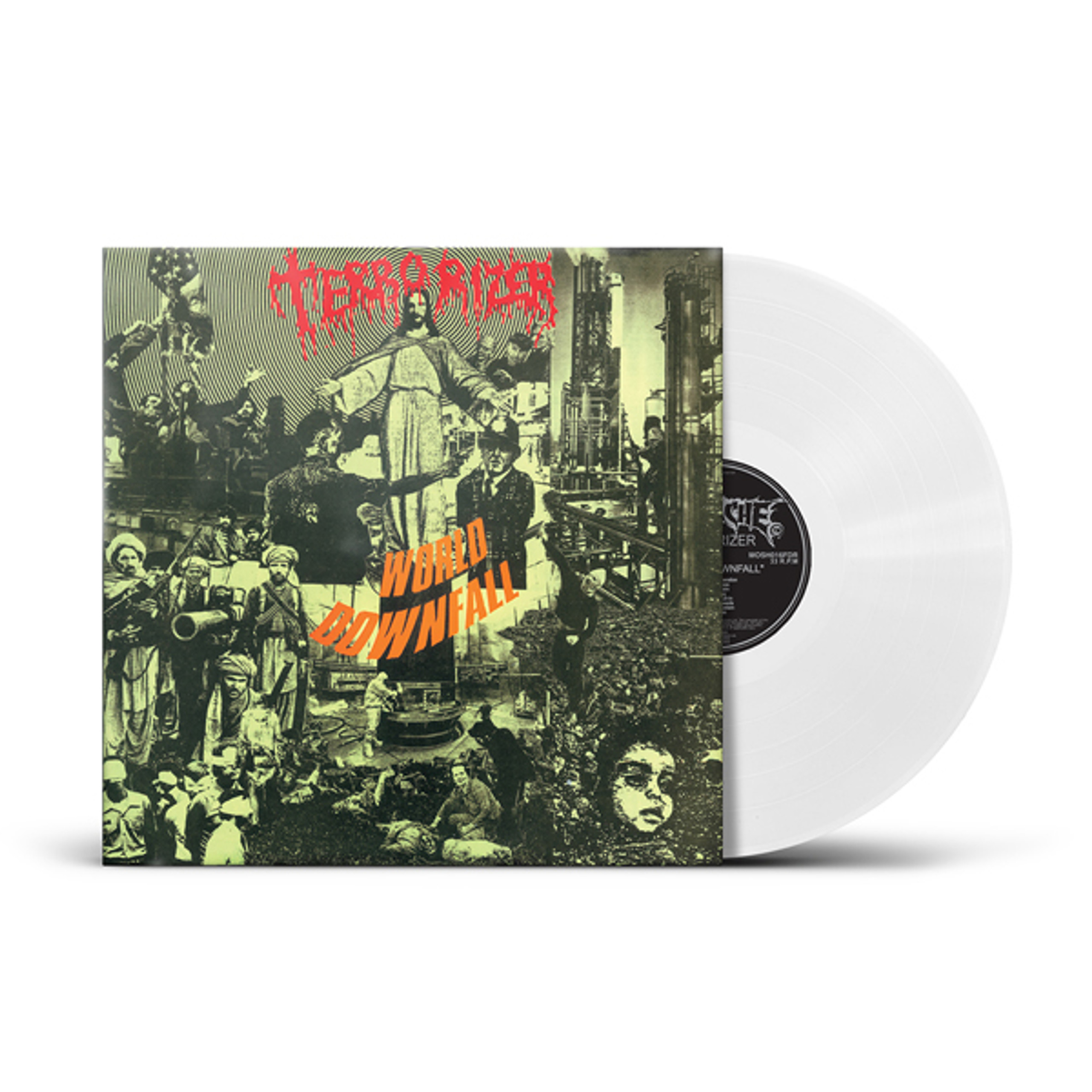 Terrorizer 'World Downfall' LP White Vinyl