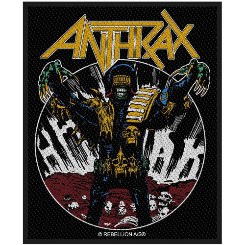 Anthrax 'Judge Dredd' Patch | Eyesore Merch