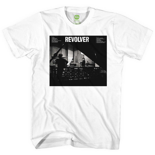 The Beatles Revolver Album Cover White T Shirt Plus Sizing