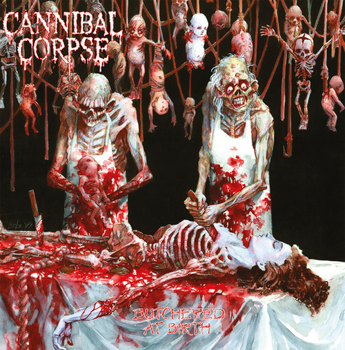 Cannibal Corpse 'Butchered At Birth' LP Black Vinyl