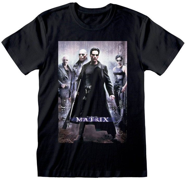 The Matrix 'Poster Grey' (Black) T-Shirt