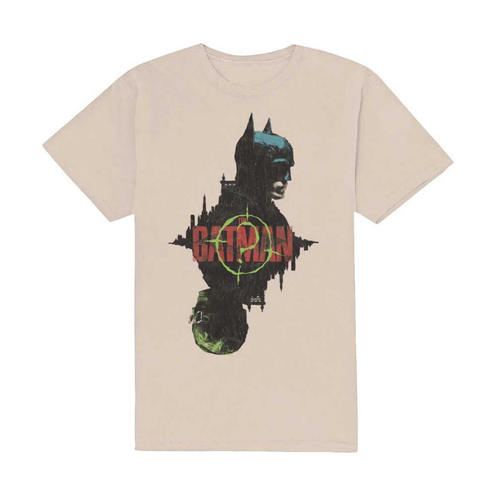 The Batman 'Question Mark Bat' (Natural) T-Shirt