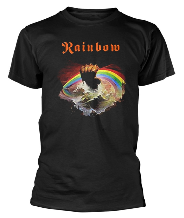 Rainbow 'Rising Classic' (Black) T-Shirt | Eyesore Merch