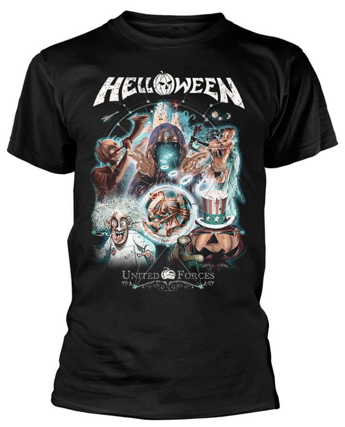 Helloween 'Collage' (Black) T-Shirt | Eyesore Merch