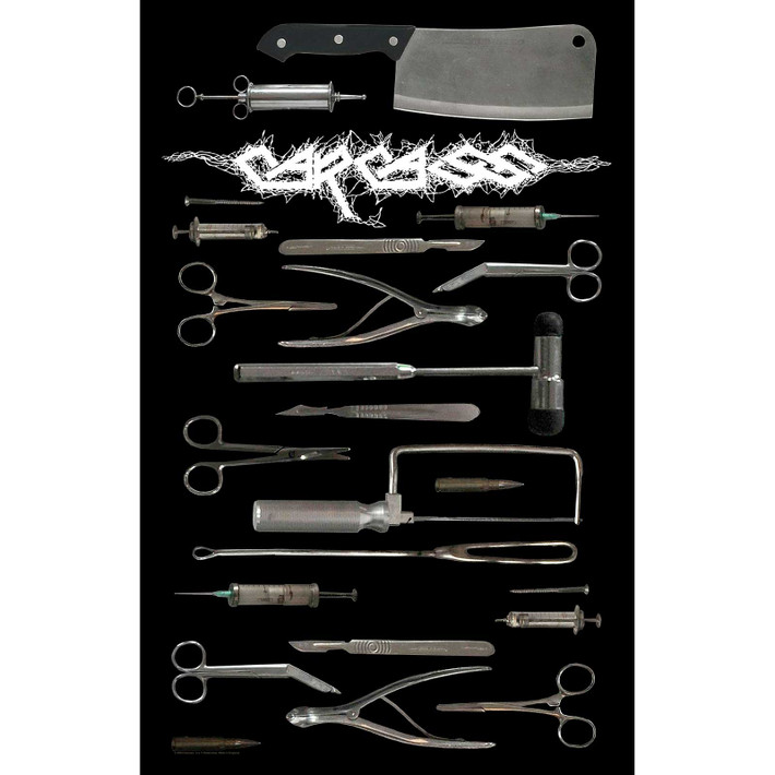 Carcass 'Tools' Textile Poster | Eyesore Merch