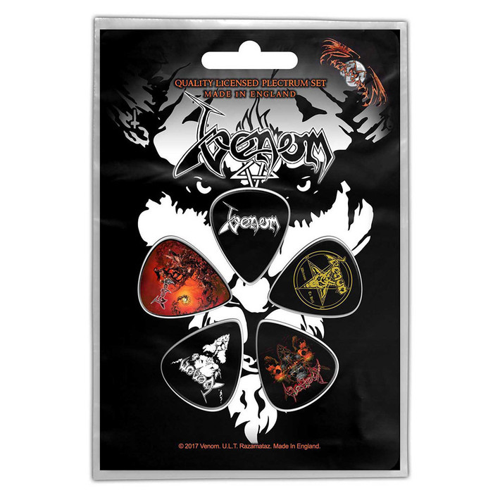 Venom 'Black Metal' Plectrum Pack | Eyesore Merch
