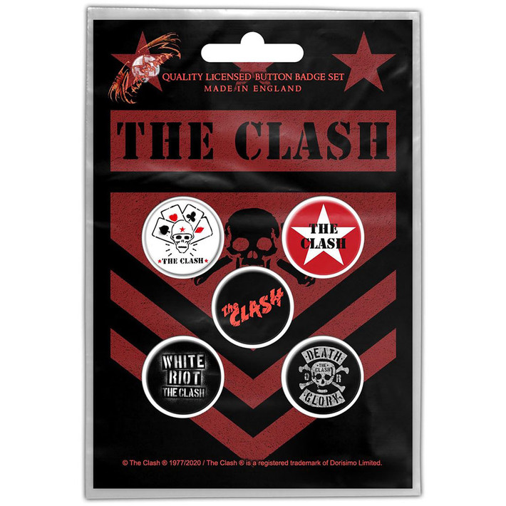 The Clash 'London Calling' Button Badge Pack| Eyesore Merch