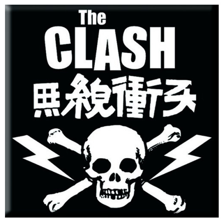 The Clash 'Skull & Crossbones' Fridge Magnet Ã‚Â¦ Eyesore Merch
