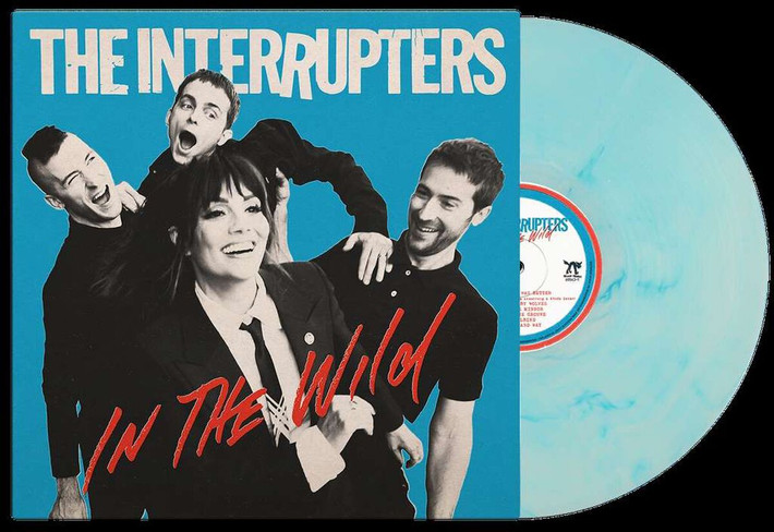 Interrupters 'In The Wild' LP Clear With Blue Smoke Vinyl