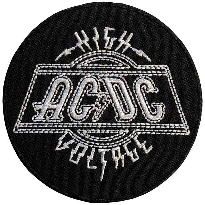 AC/DC 'High Voltage Woven' (Iron On) Patch | Eyesore Merch