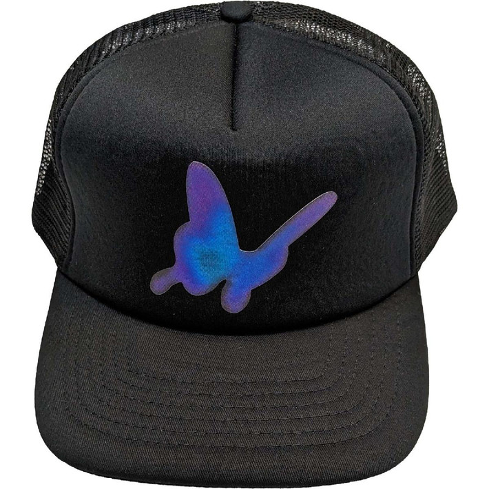 Post Malone 'Butterfly' (Black) Trucker Cap | Eyesore Merch