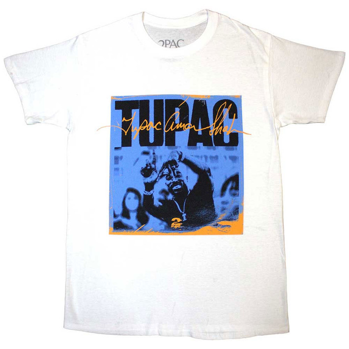 Tupac 'LA Sign' (White) T-Shirt | Eyesore Merch