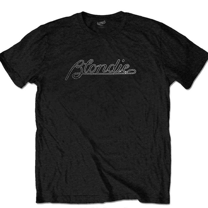 Blondie 'Logo Diamante' (Black) T-Shirt | Eyesore Merch