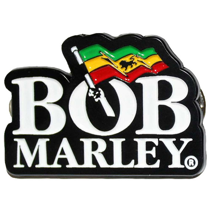 Bob Marley 'Logo' Pin Badge | Eyesore Merch