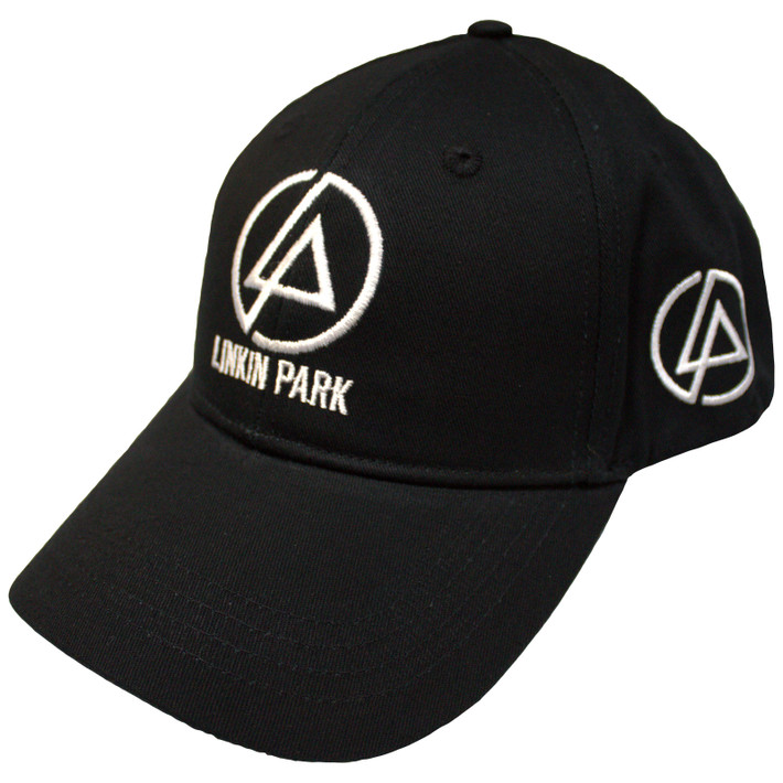 Linkin Park 'Concentric Side Logo' (Black) Baseball Cap | Eyesore Merch