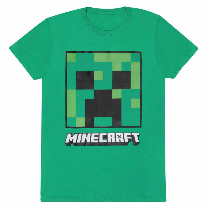 Minecraft 'Creeper Face' (Green) T-Shirt | Eyesore Merch