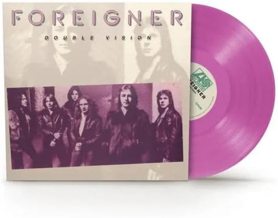 Foreigner 'Double Vision' LP Translucent Grape Vinyl