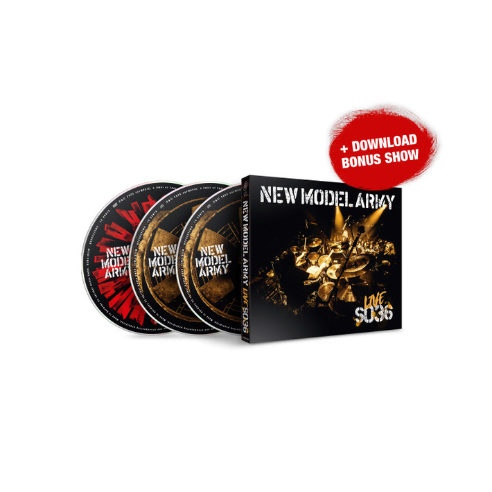 New Model Army 'Live SO36' 2CD / DVD Digipack