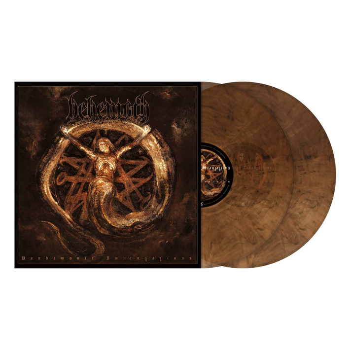 Behemoth 'Pandemonic Incantations' 2LP Transparent Beige Brown Marbled ...