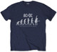 AC/DC 'Evolution Of Rock' (Navy) T-Shirt