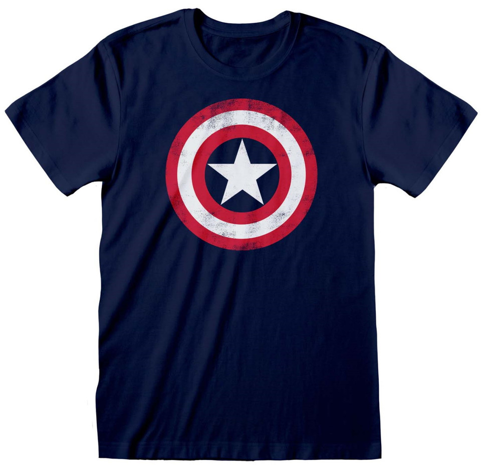 Marvel Captain America 'Shield Distressed' T-Shirt