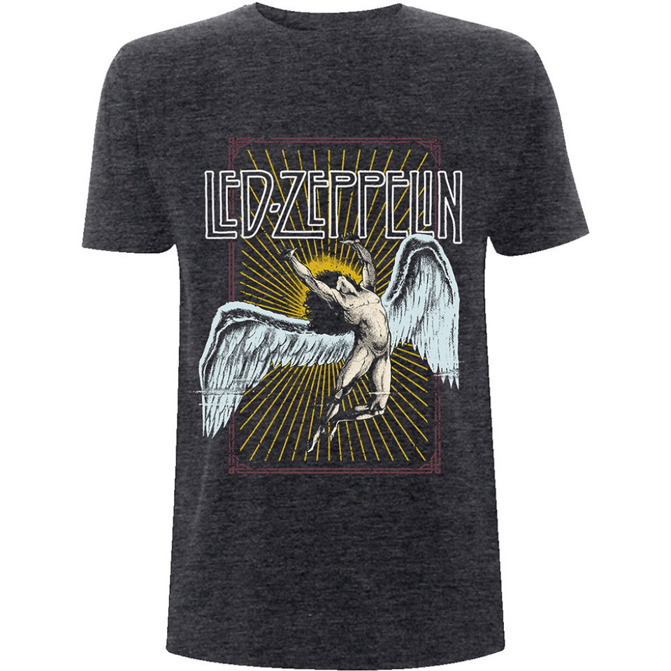 Led Zeppelin 'Icarus Burst' (White) T-Shirt | Eyesore Merch