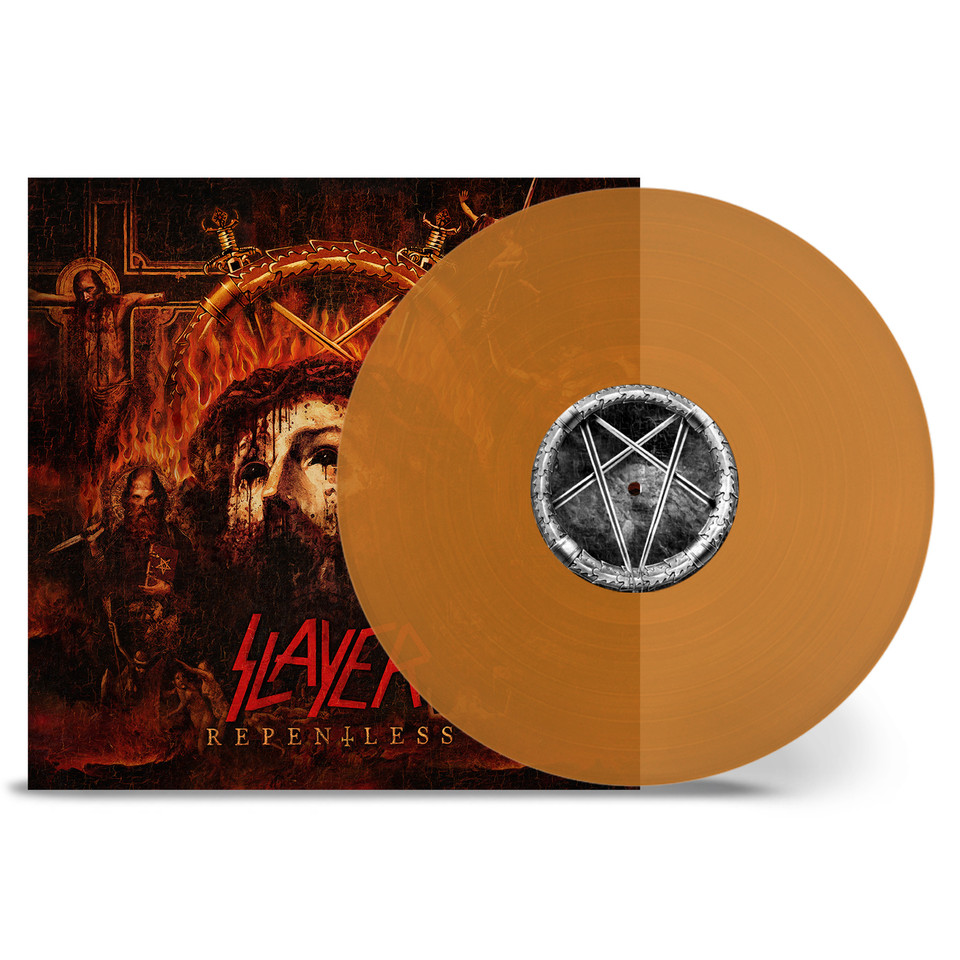 Slayer 'Repentless' LP Transparent Yellow Vinyl