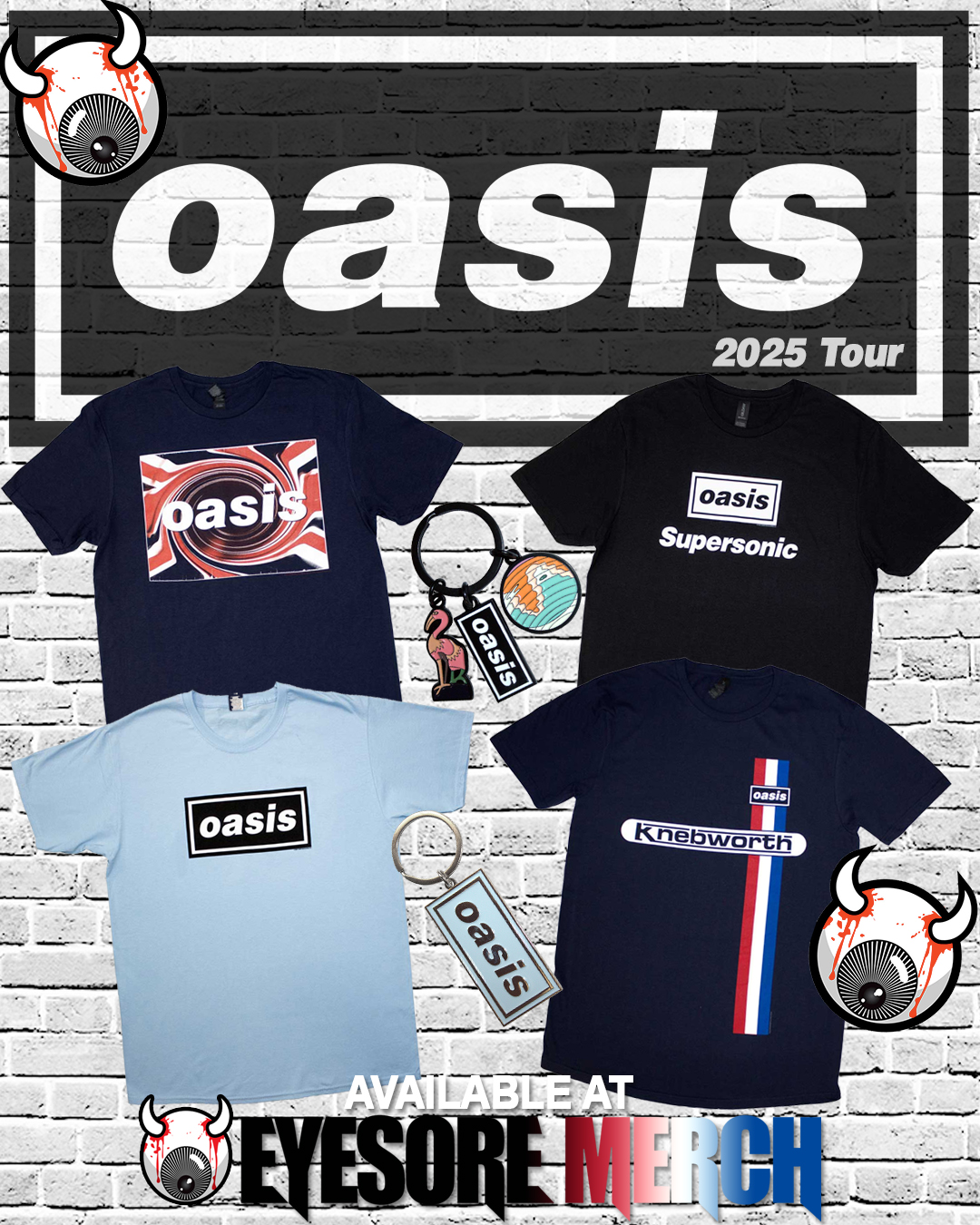 Oasis - The Upcoming Tour - Get Ready with Official T-Shirts from ...