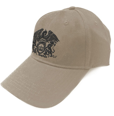 Queen 'Classic Crest' (Sand) Baseball Cap