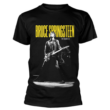 Bruce Springsteen 'Winterland Ballroom Guitar' (Black) T-Shirt
