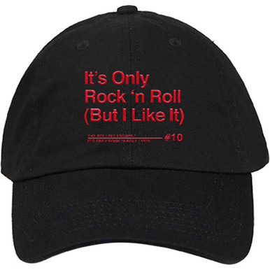 The Rolling Stones 'It's Only Rock 'N Roll' (Black) Baseball Cap ...