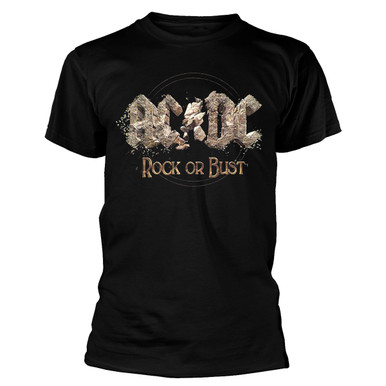 AC/DC 'Rock or Bust' (Black) T-Shirt Ã‚Â¦ Eyesore Merch
